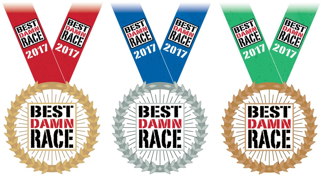 Age Group Award Medals - Best Damn Race - Safety Harbor, FL